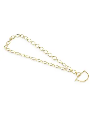 ANABEL ARAM Cheval D Ring Pendant - Gold
