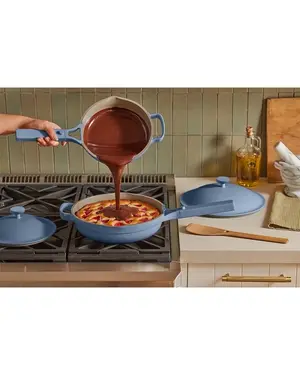 OUR PLACE 4 Pan Cookware Set - Blue Salt
