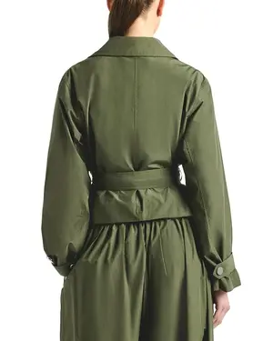 Derek Lam 10 Crosby Renata Cropped Jacket - Fatigue