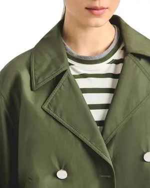 Derek Lam 10 Crosby Renata Cropped Jacket - Fatigue