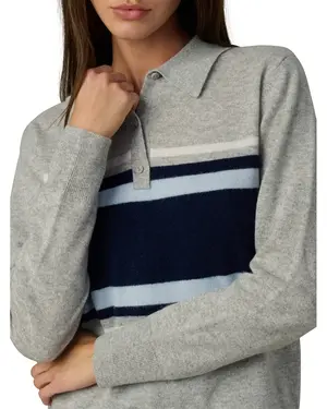 Joe's Jeans Long Sleeve Cashmere Polo