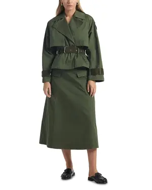 Derek Lam 10 Crosby Ines Cropped Trench Jacket