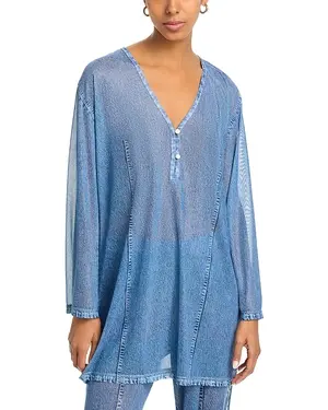 Rag & Bone Miramar Mesh Dress Swim Cover-up - Minet