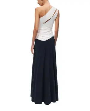 NOCTURNE One-shoulder Maxi Dress - Multi-colored