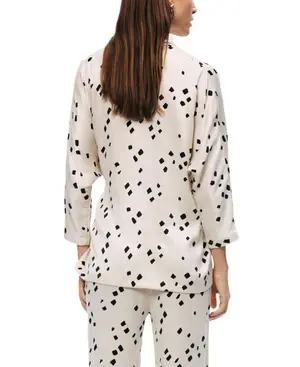 NOCTURNE Printed Wrap Jacket
