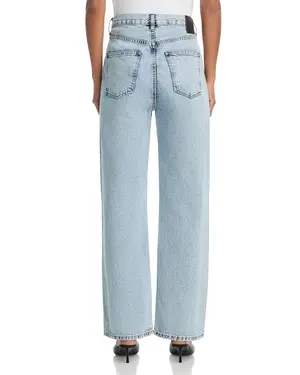 Tove Sofie Relaxed Straight Leg Jeans - Blue