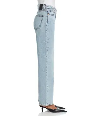 Tove Sofie Relaxed Straight Leg Jeans - Blue
