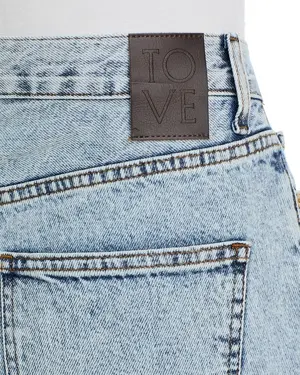Tove Sofie Relaxed Straight Leg Jeans - Blue