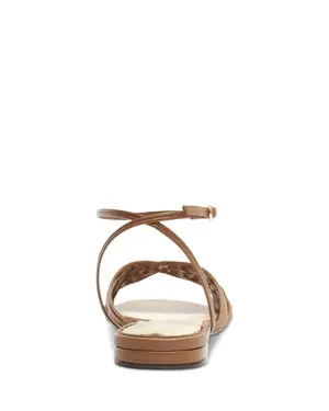 ALEXANDRE BIRMAN Lillian Leather Flat Sandals