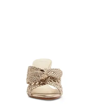 ALEXANDRE BIRMAN Belinda Leather Slide Sandals