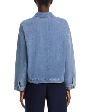 Eileen Fisher Cotton Stretch Denim Jacket