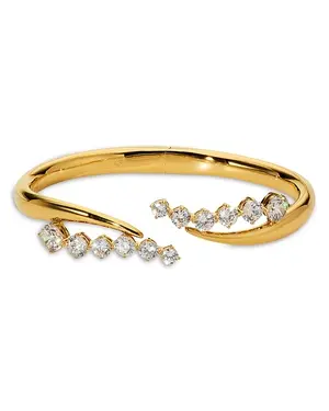 Nadri Phenom Bypass Bracelet - Gold