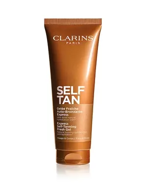 Clarins Self Tanning Fresh Gel For Face & Body 4.5 Oz - No Color