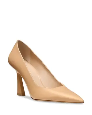 Stuart Weitzman Weitz Leather Pumps For Women