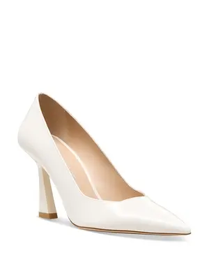STUART WEITZMAN Vinnie 85 Pumps Cream