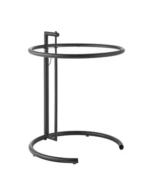 MODWAY Eileen Gray Metal Side Table - Black