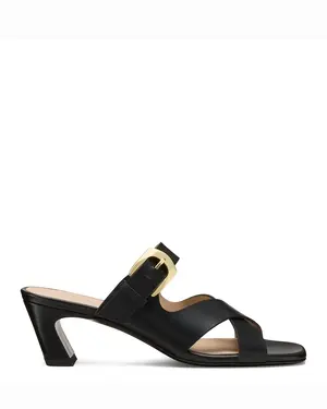 STUART WEITZMAN Sai 50 Slides - Black