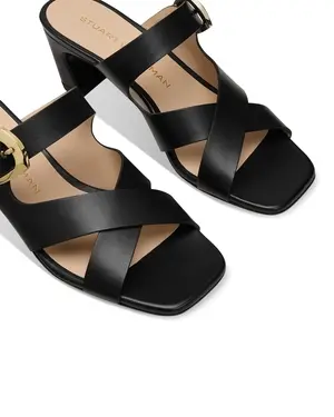 STUART WEITZMAN Sai 50 Slides - Black