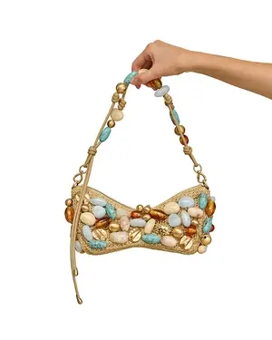 Cult Gaia Mercier Beaded Clutch - Multi
