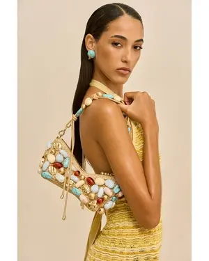 Cult Gaia Mercier Beaded Clutch - Multi