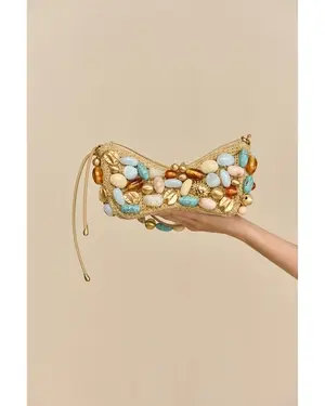 Cult Gaia Mercier Beaded Clutch - Multi