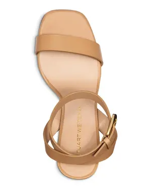 STUART WEITZMAN Sai 85 Sandals - Adobe