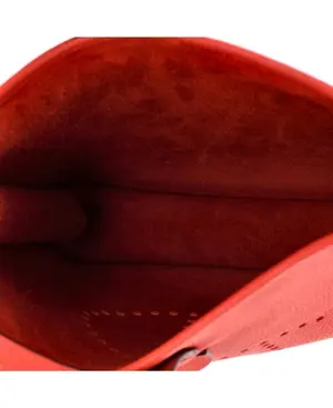 Hermès Pm Evelyne Gen Iii Clemence Bag - Red