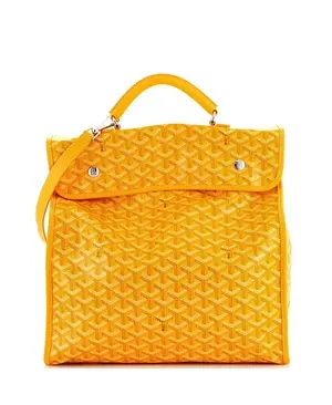 GOYARD Saint Leger Briefcase Backpack Coated Canvas