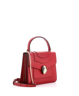 BVLGARI Small Serpenti Forever Top Handle Bag