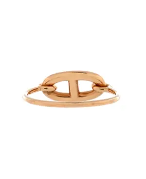 HERMES Small Ronde Ring 18k Rose Gold