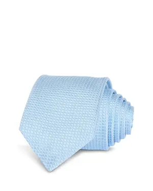 BOSS Skinny Grid Tie Light Pastel Purple