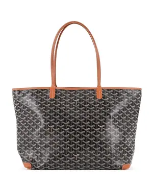 GOYARD Mm Artois Tote Coated Canvas - Brown