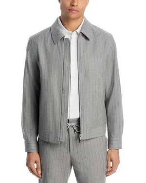 BOSS C-hanry Wing Slim Fit Jacket - Silver
