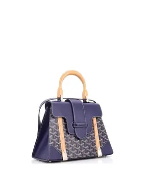 Goyard Pm Saigon Top Handle Bag - Blue
