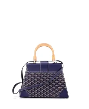 Goyard Pm Saigon Top Handle Bag - Blue