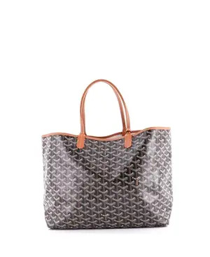 Goyard Pm Saint Louis Coated Canvas Tote - Brown