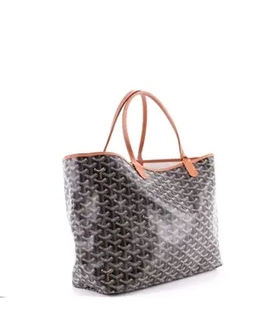 Goyard Pm Saint Louis Coated Canvas Tote - Brown