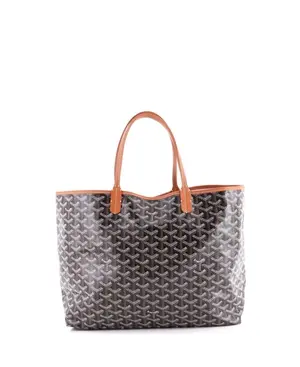 Goyard Pm Saint Louis Coated Canvas Tote - Brown