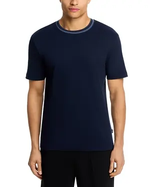 BOSS Thompson Cotton Tee - Dark Blue