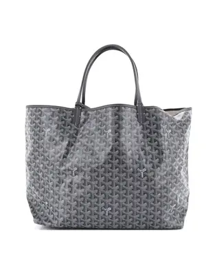 Goyard Gm Saint Louis Tote Coated Canvas - Gray