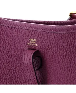 Hermès Tpm Evelyne Bag Gen Iii Clemence - Purple