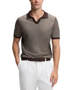 BOSS H Narcisco Polo Shirt - Dark Brown