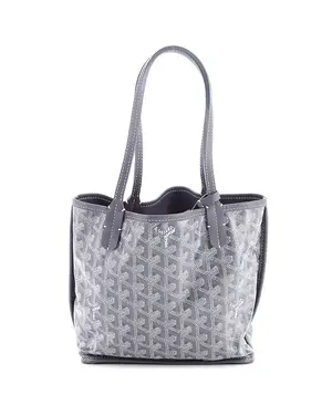 Goyard Anjou Reversible Tote Coated Canvas - Gray
