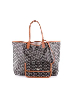 Goyard Pm Saint Louis Tote Coated Canvas - Brown