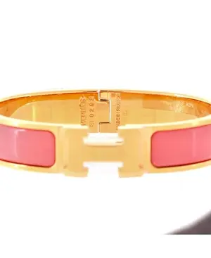 HERMES Narrow Clic H Bracelet