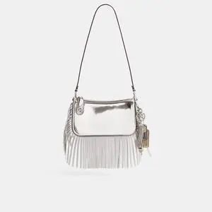 COACH Upcrafted Penn Shoulder Bag In Silver Metallic - Silver/silver