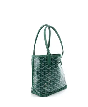 Goyard Anjou Reversible Tote Coated Canvas - Green