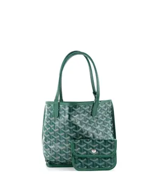Goyard Anjou Reversible Tote Coated Canvas - Green