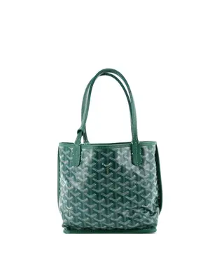 Goyard Anjou Reversible Tote Coated Canvas - Green