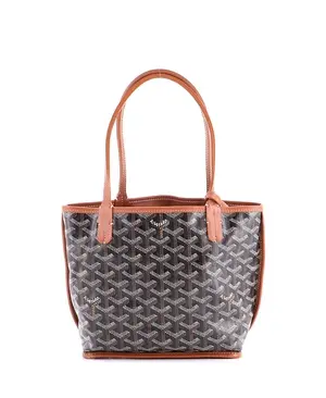 GOYARD Mini Anjou Reversible Tote Coated Canvas